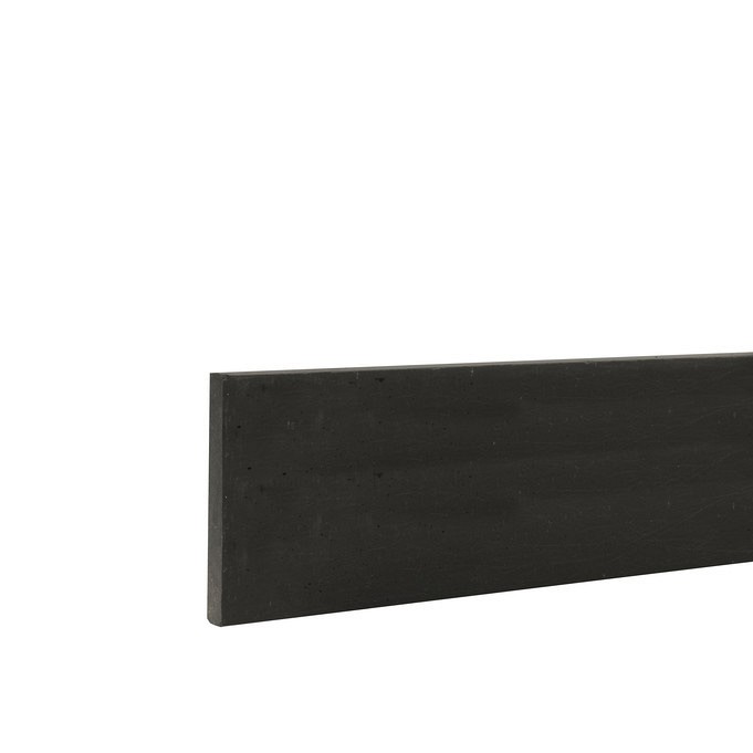Betonplaat glad 24x3,5x184 cm, antraciet gecoat. | Sierbestrating Oosteinde